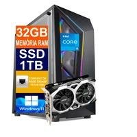 Pc Gamer Tech Power I5 32GB GTX 1650 SSD 1TB KaBuM