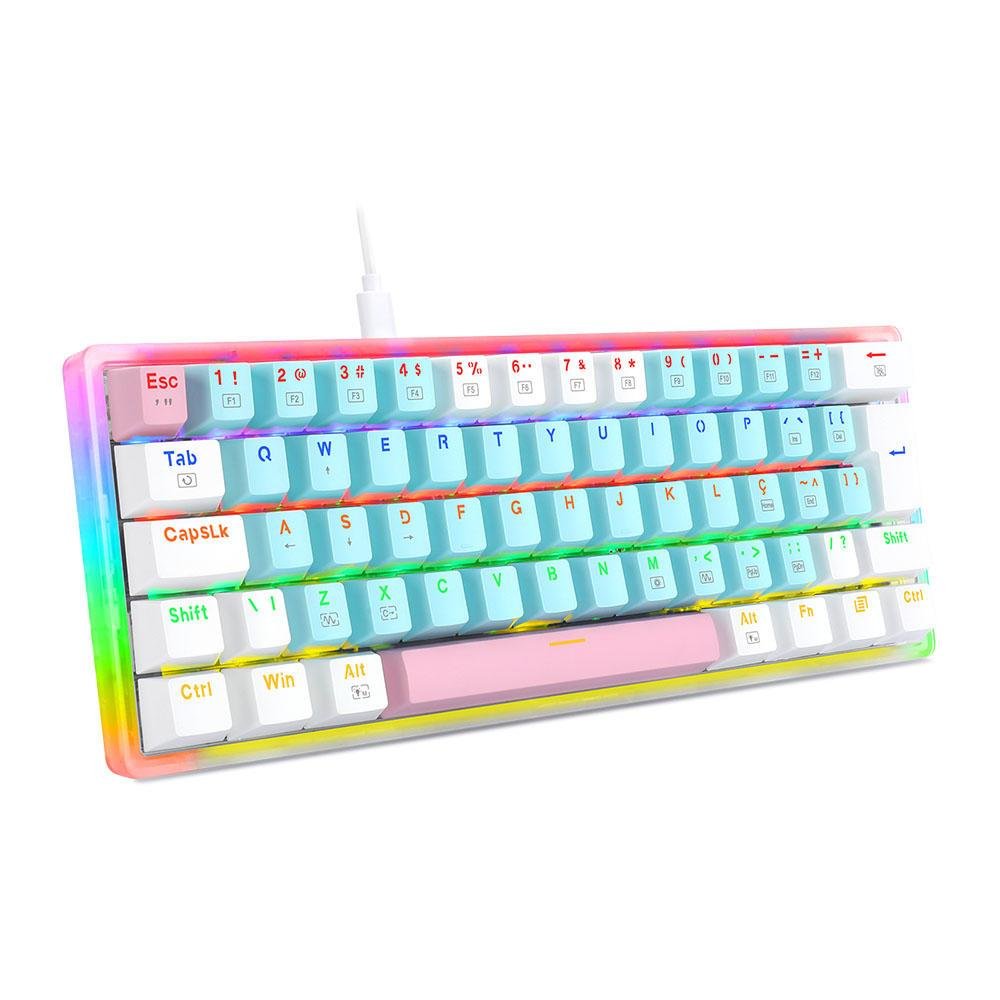 Teclado Mecanico Gamer Akali Rainbow KaBuM
