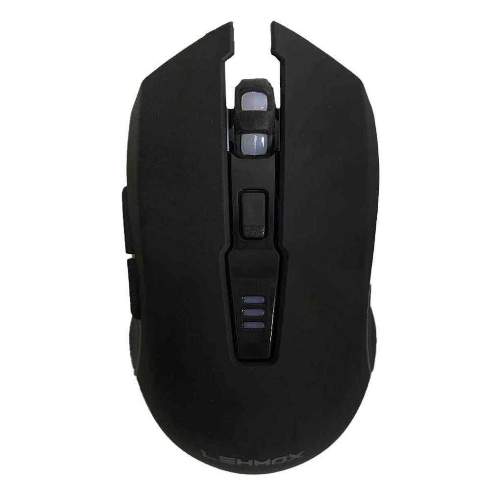 Mouse Gamer Lehmox Com Fio RGB KaBuM