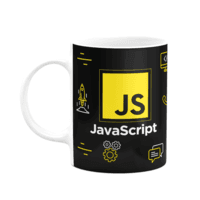Caneca DevNew Mug Javascript JsBdark KaBuM