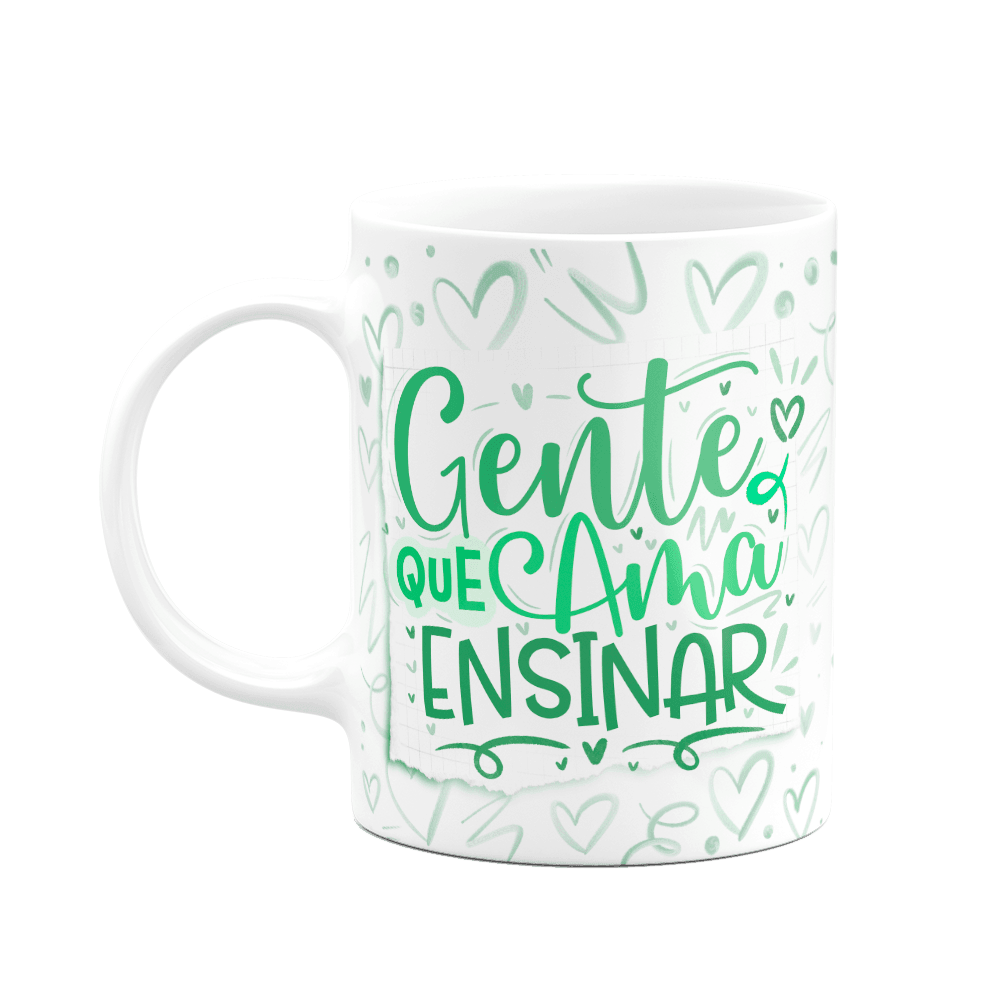 Caneca ProfessorGente Que Ama Ensinar KaBuM
