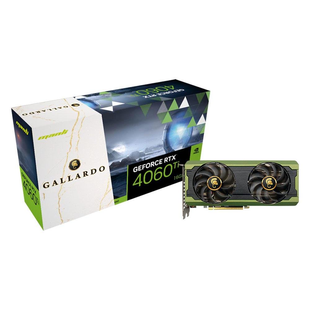 Placa de Vídeo RTX 4060 Manli Gallardo 16GB KaBuM
