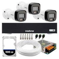 Kit 3 Câmeras Intelbras VHD 1220 B G7 KaBuM