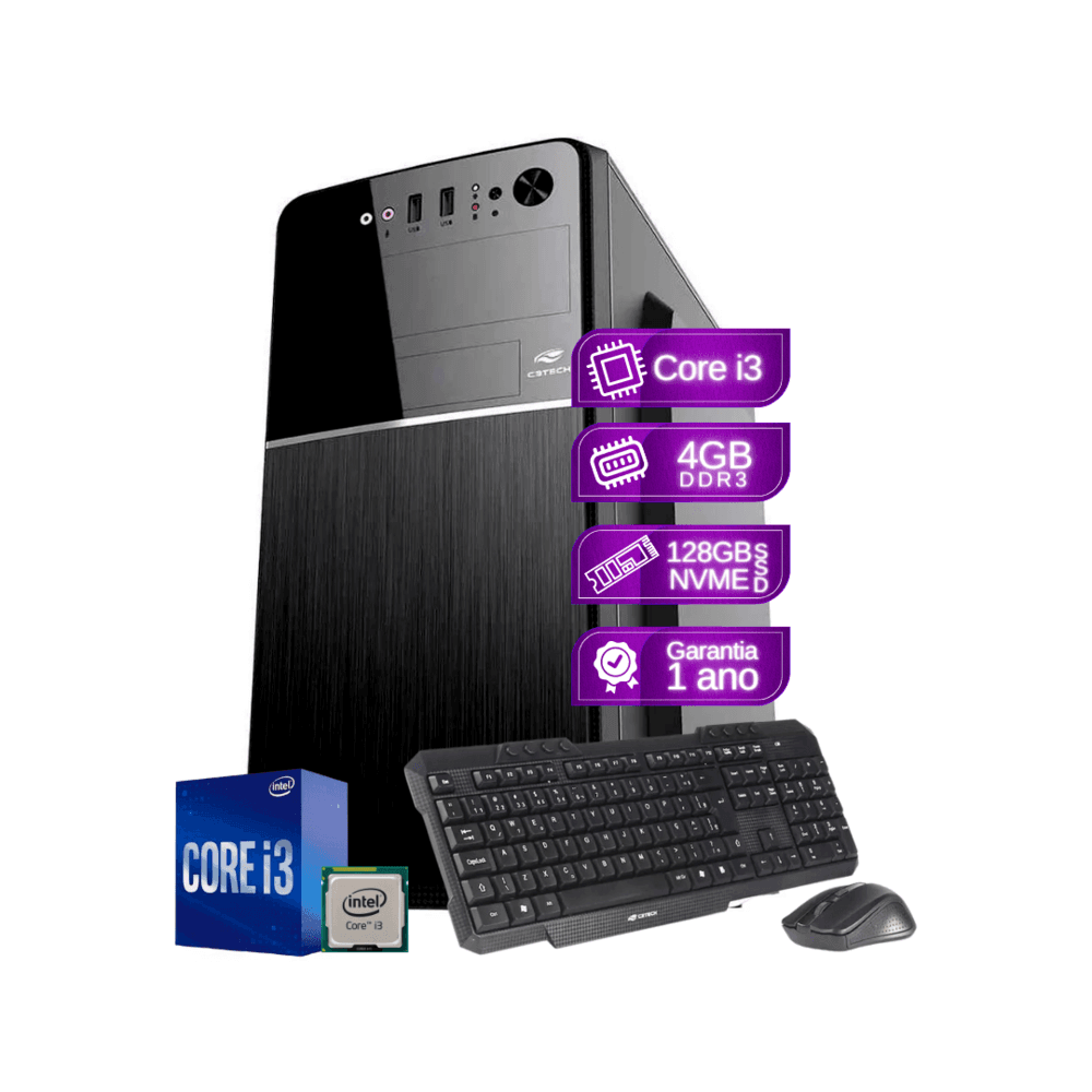 Computador Pc Master Core I3 4GB RAM KaBuM
