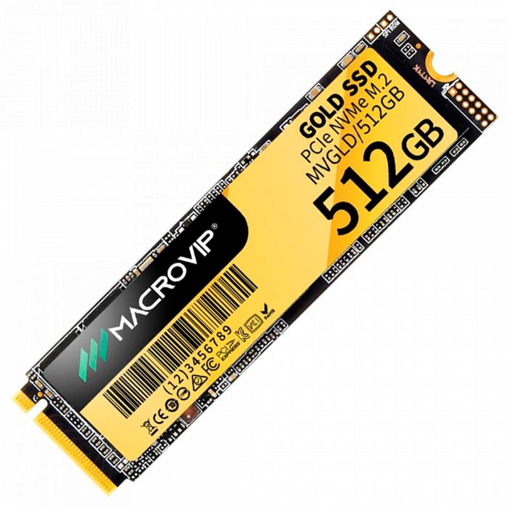 SSD 512 GB Macrovip M2 Gold Nvme Pcie Mvgld KaBuM