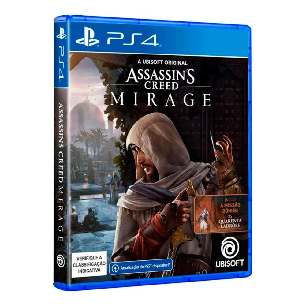Jogo Assassins Creed Mirage PS4 KaBuM