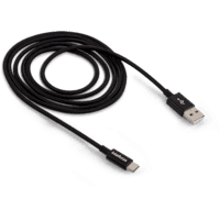 Cabo Intelbras USBC 15m Nylon Preto KaBuM