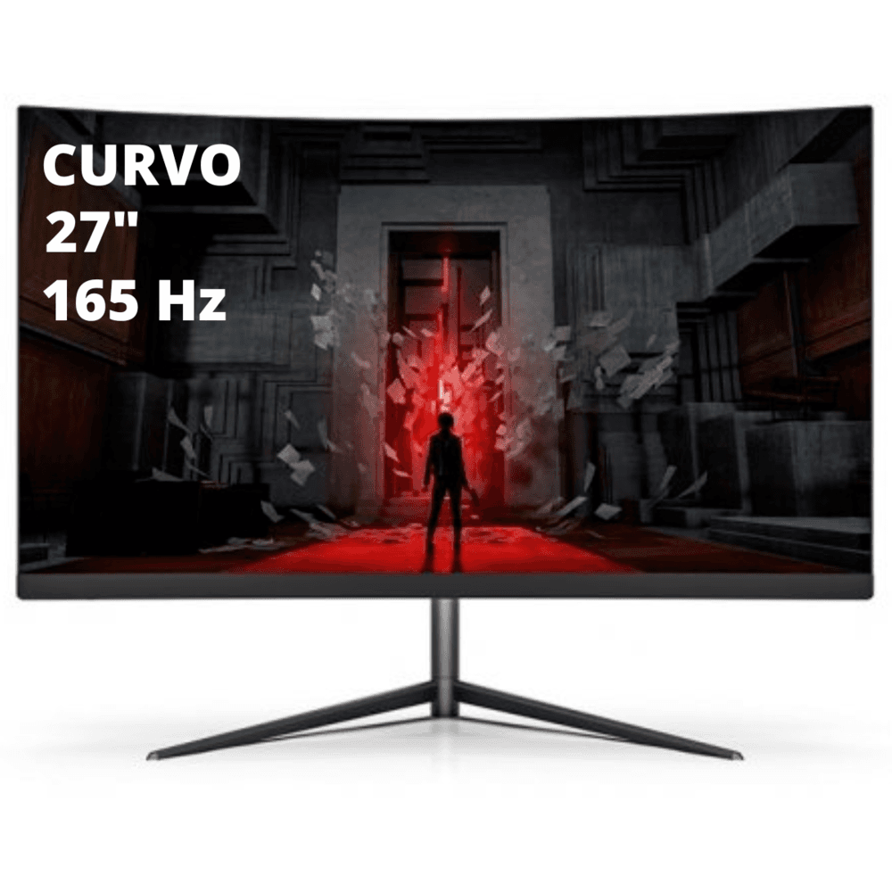 Monitor Gamer Curvo Bright 27 FHD 165 Hz 1Ms KaBuM