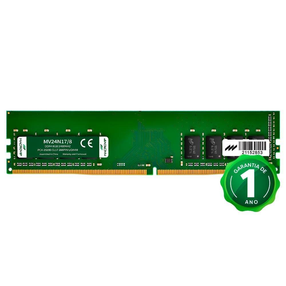 Memória Ram Macrovip 8GB 2400MHZ DDR4 KaBuM