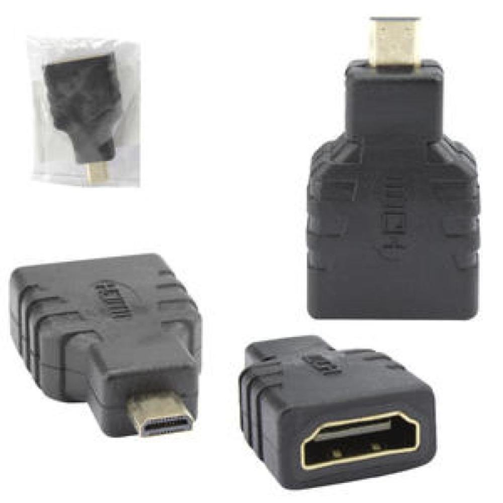 Adaptador HDMI Femea Micro HDMI Macho KaBuM