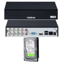 DVR Intelbras Mhdx Multi HD 8 Canais HD KaBuM