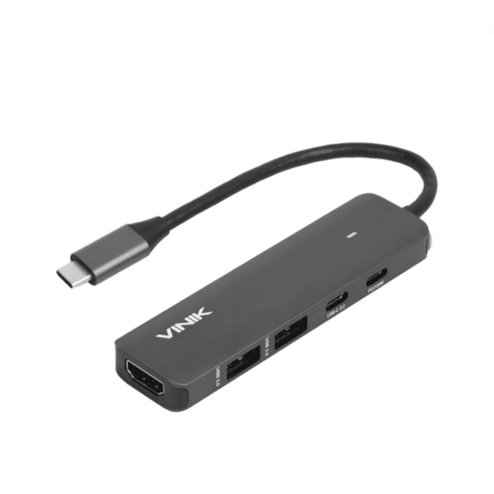 Adaptador Hub USB Type C 5 Em 1 2x USB 30 KaBuM