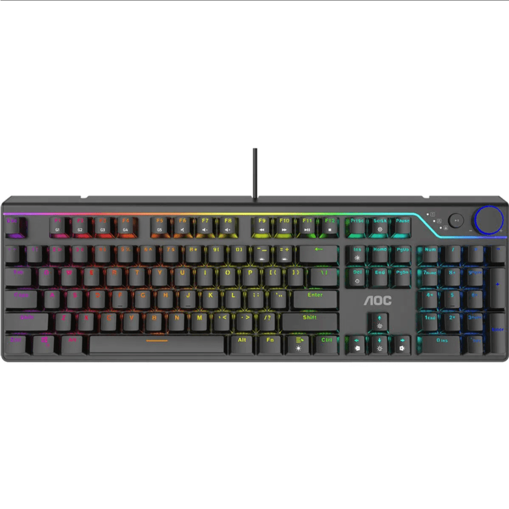 Teclado Mecânico Gamer Aoc Switch Red KaBuM