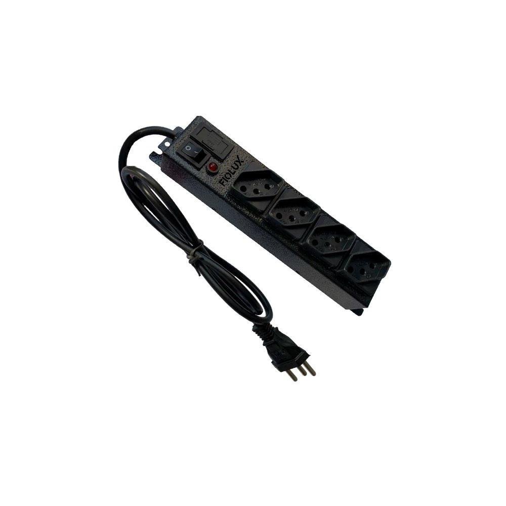 Filtro De Linha Régua Fiolux 4 Tomadas KaBuM