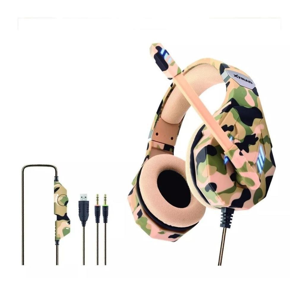 Fone Gamer Xtrad Headset 2 Com Fio P2 USB KaBuM