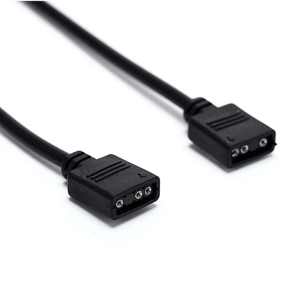 Cabo Extensor ARGB 3 Pinos 5V 30cm LED KaBuM