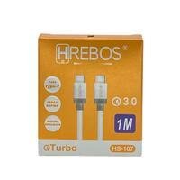 Cabo Hrebos USB Tipo C Turbo 1 Metro KaBuM