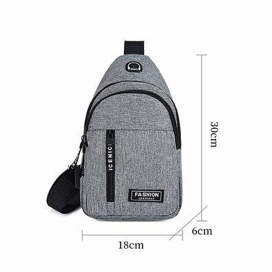 Bolsa Sling Para Nintendo Switch Padrao Lite Oled Carregador Azul