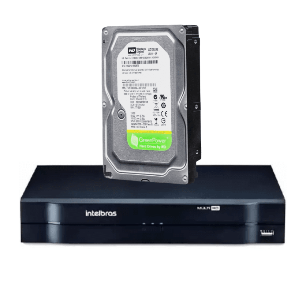 Dvr Gravador Intelbras HD 2tb KaBuM