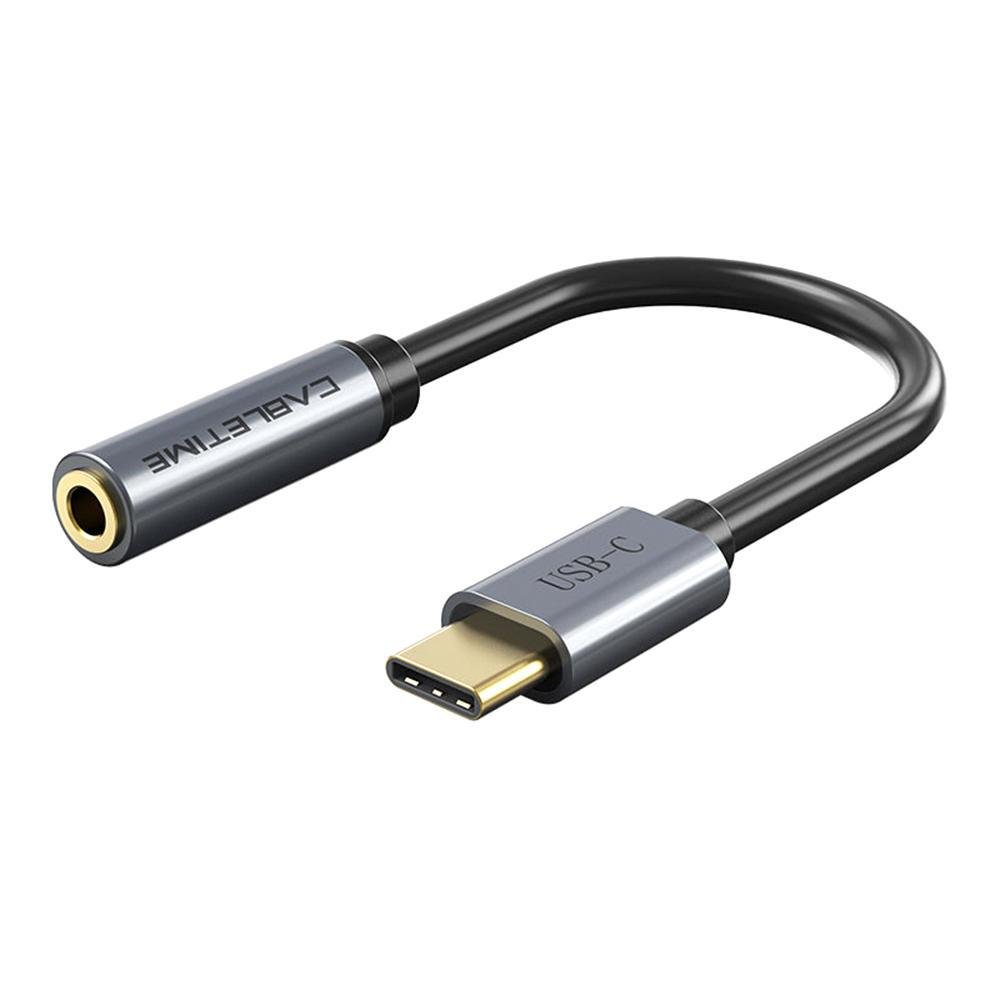 Adaptador Cabletime USBC x P2 10cm KaBuM