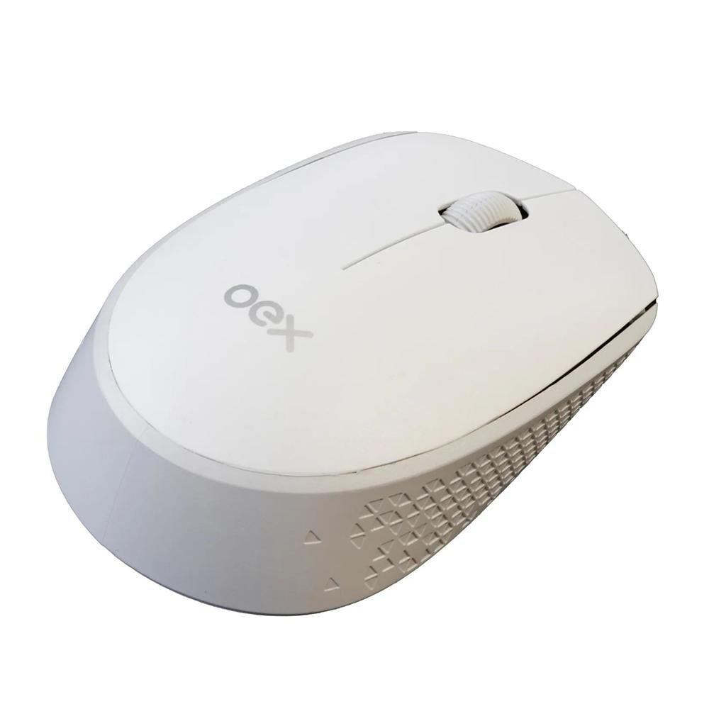 Mouse Wireless Oex Ms602 Cosy Duo Branco KaBuM