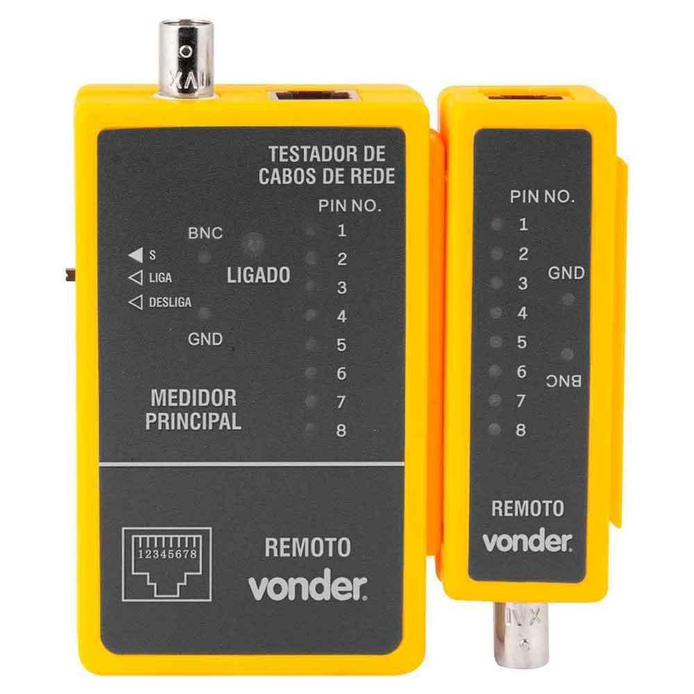 Testador Cabos De Rede Vonder Rj45coaxial KaBuM