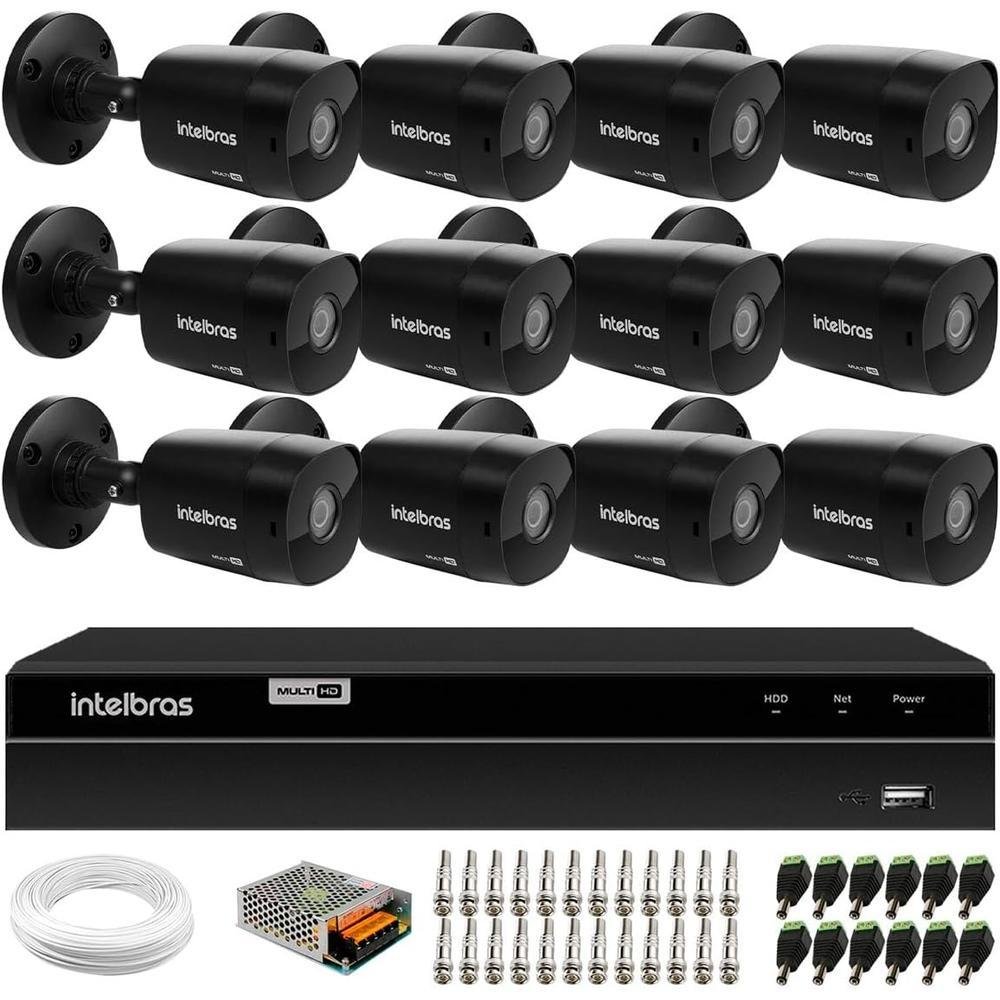 Kit 12 Câmeras Intelbras Vhd 1230 B Full Hd KaBuM