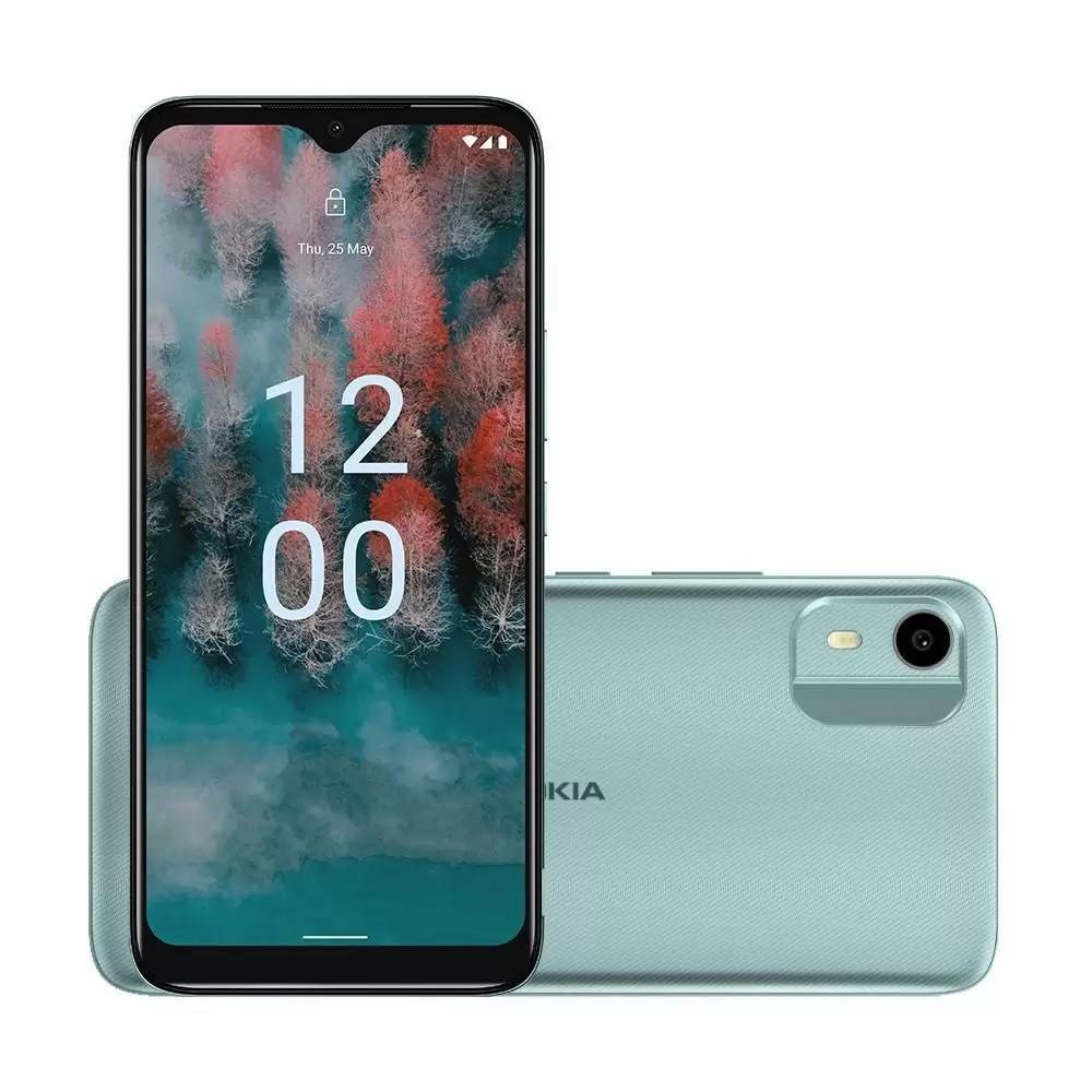 Smartphone Nokia C12 Nk121 4g 64GB Verde KaBuM