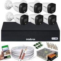 Kit Intelbras 6 Câmeras Multi HD IR KaBuM
