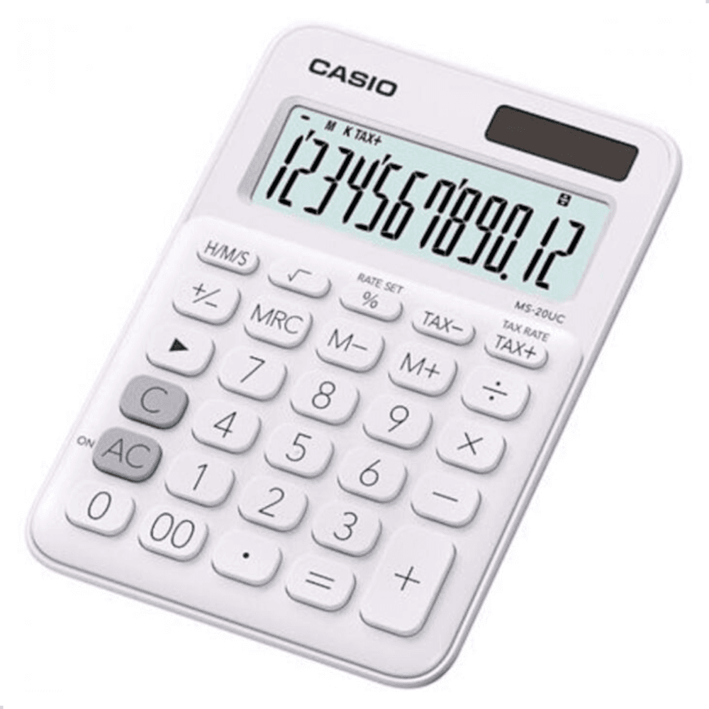 Calculadora De Mesa Casio Branca KaBuM