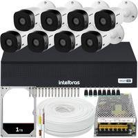 Kit Intelbras Cftv 8 Câmeras HD 1TB KaBuM