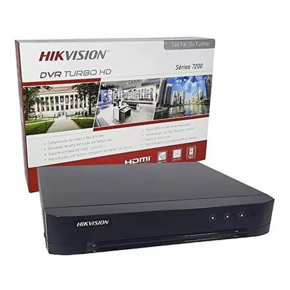Kit Hikivision DVR FULL HD 1080p HD 320GB KaBuM