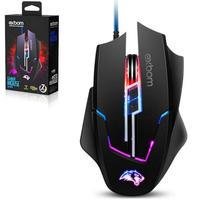 Mouse Gamer Exbom Óptico Com LED KaBuM