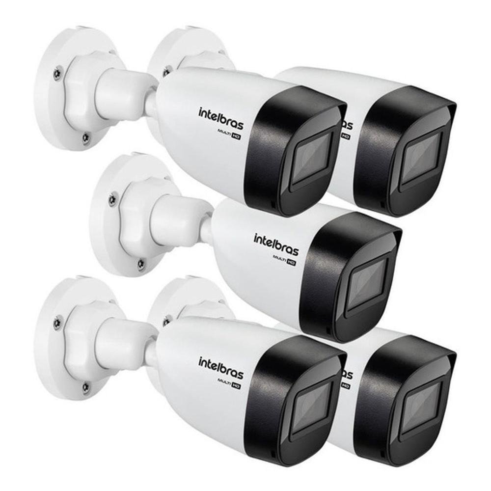Kit 05 Câmera Bullet Intelbras Vhd 1130B 720p