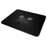 Mouse Pad De Borracha Cat Cute Gato KaBuM