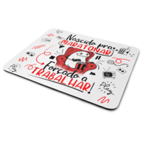 Mouse Pad Divertido Flork Nascido KaBuM
