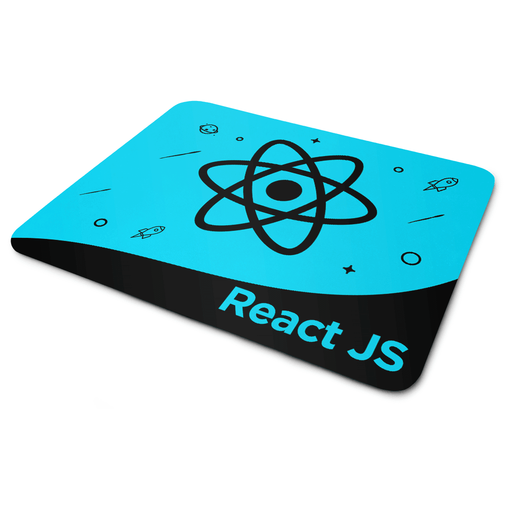 Mouse Pad Dev New Blue Linguagem React KaBuM