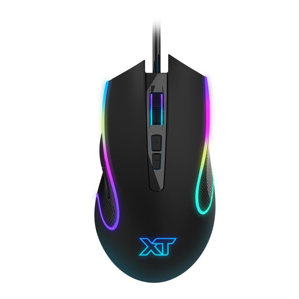 Mouse Com Fio Gamer Xt Racer 7200k DPI RGB KaBuM