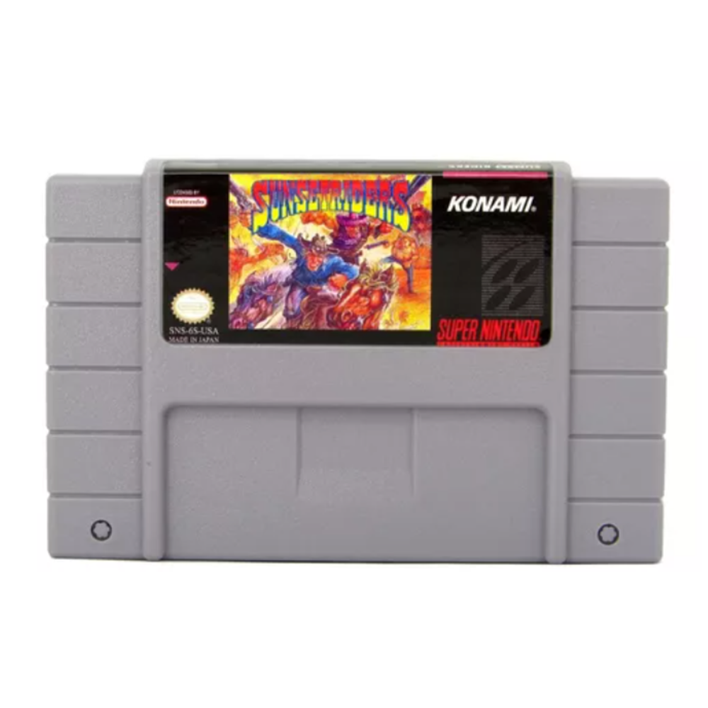 Jogo Super Nintendo Sunset Riders Velho Oeste