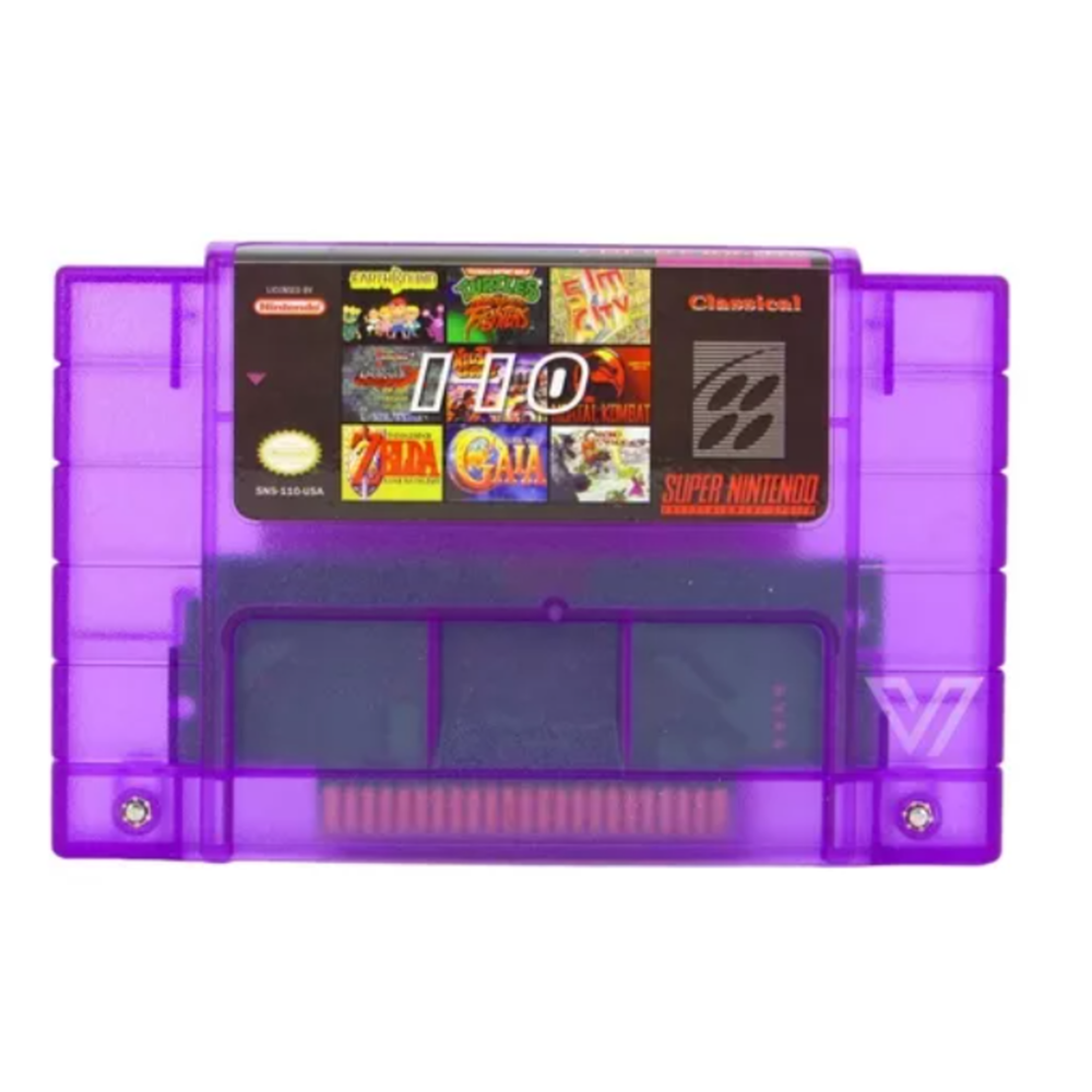 Jogo Super Nintendo Snes Cartucho 110 Jogos KaBuM
