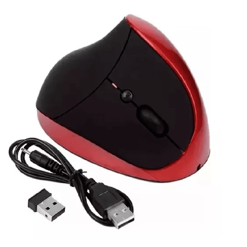 Mouse Vertical Sem Fio Kapbom 2400DPI KaBuM