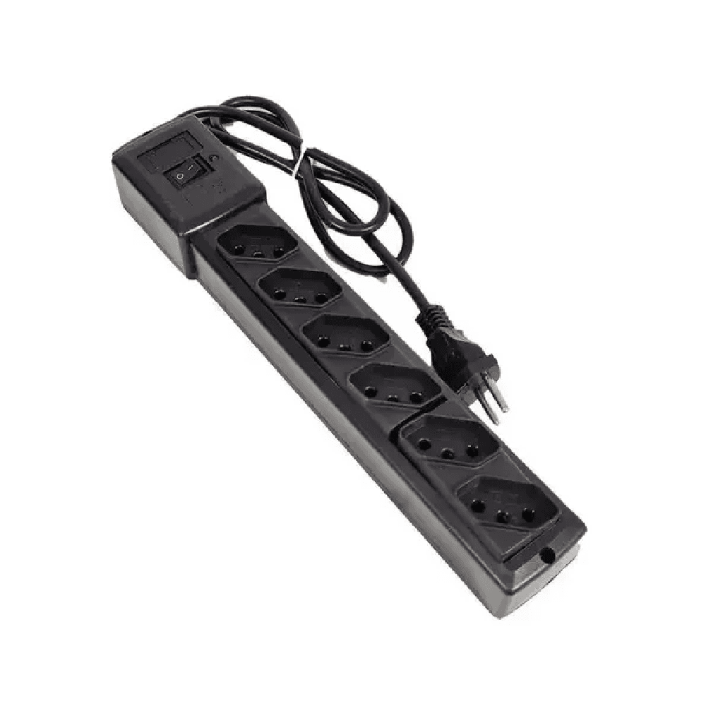 Extenso Magnetics 6 Tomadas 3 Pinos 3 Metros