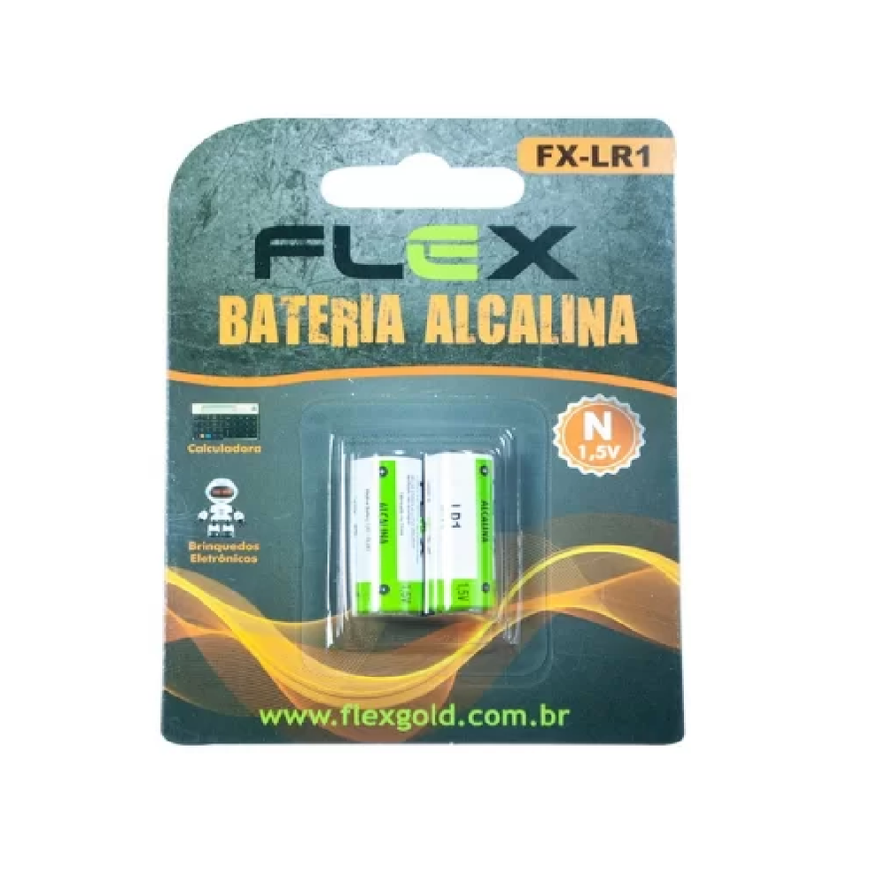 Bateria Alcalina Tipo N Lr1 Cartela C 2 KaBuM