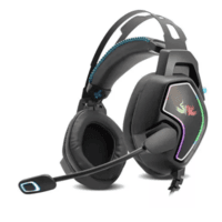 Headset Gamer Knup 487 RGB LED 71 USB Preto KaBuM