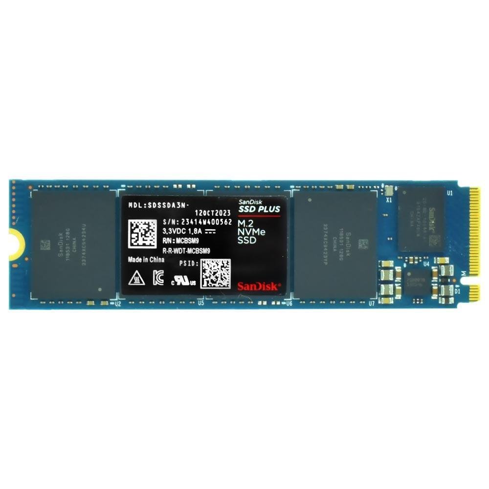 SSD Sandisk M2 500GB Plus Nvme KaBuM