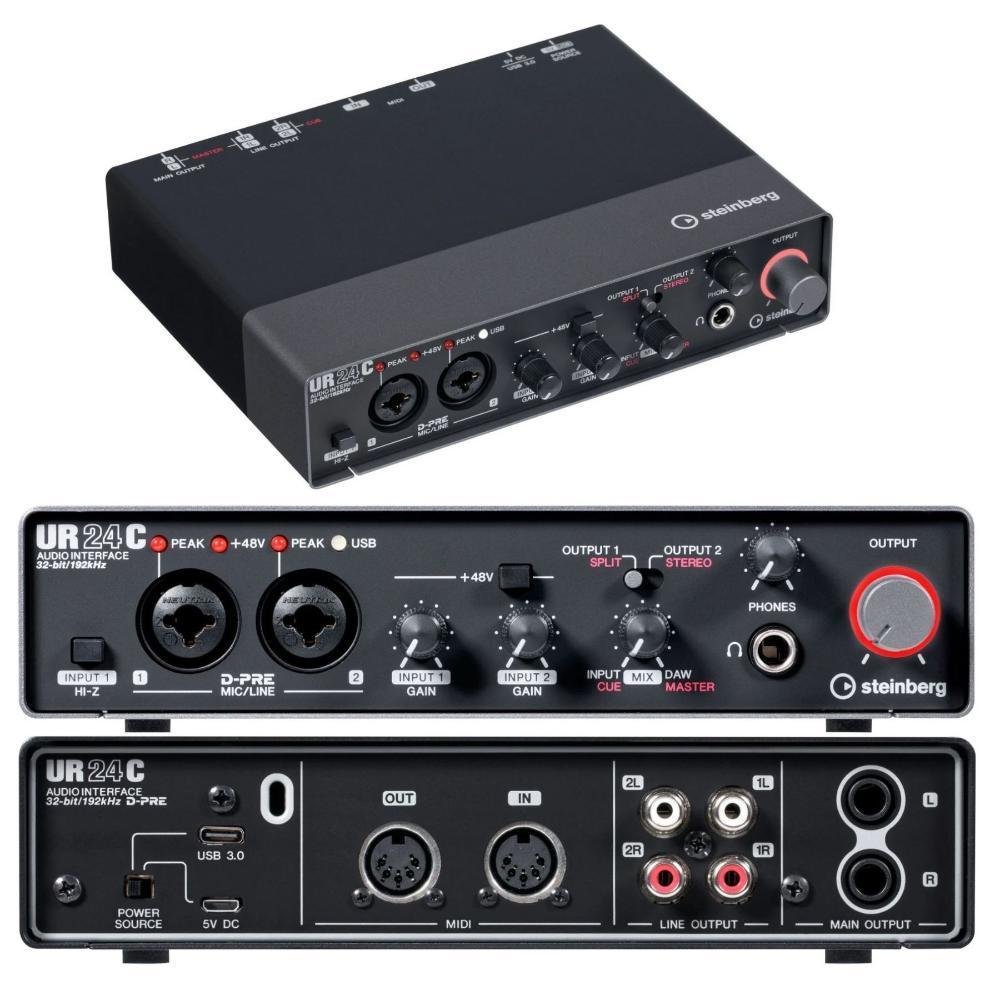 Interface De Áudio Yamaha Steinberg Ur24c KaBuM