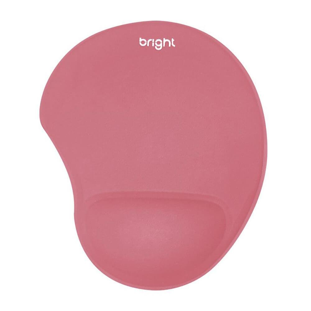 Mouse Pad Bright Kmp002 C Apoio P Pulso Pink