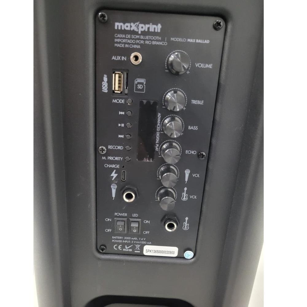 Caixa Acústica Maxprint Max Ballad 200w KaBuM