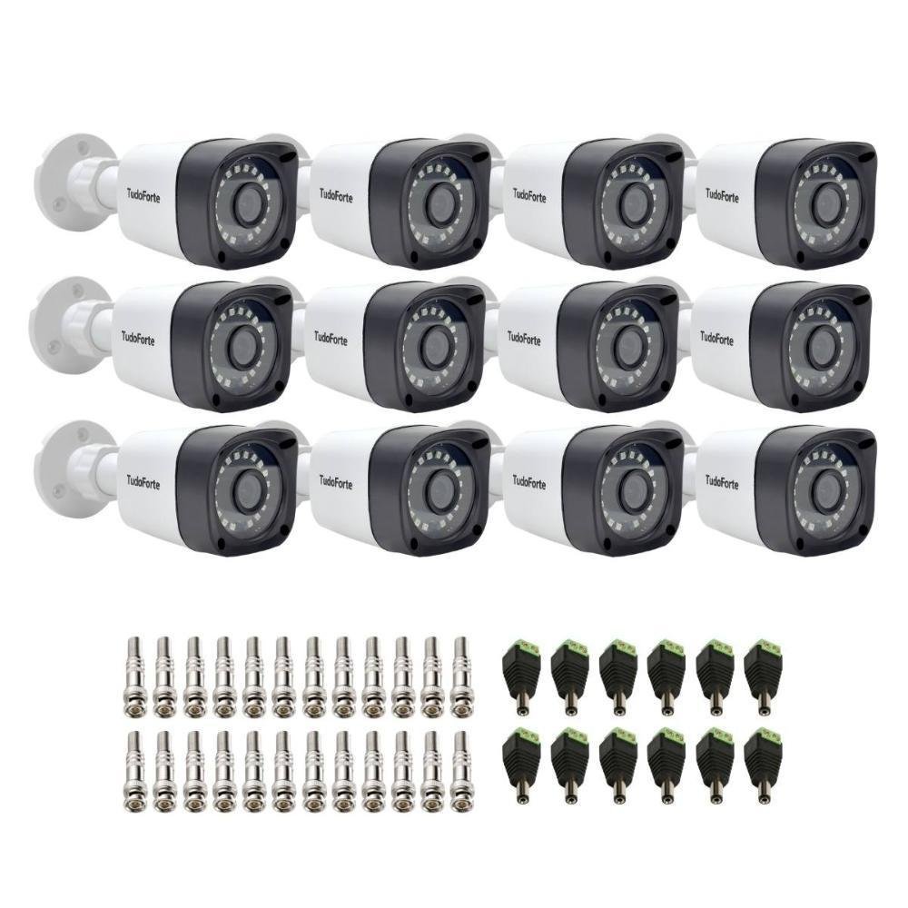 Kit 12 Câmeras Bullet FULL HD 1080p KaBuM