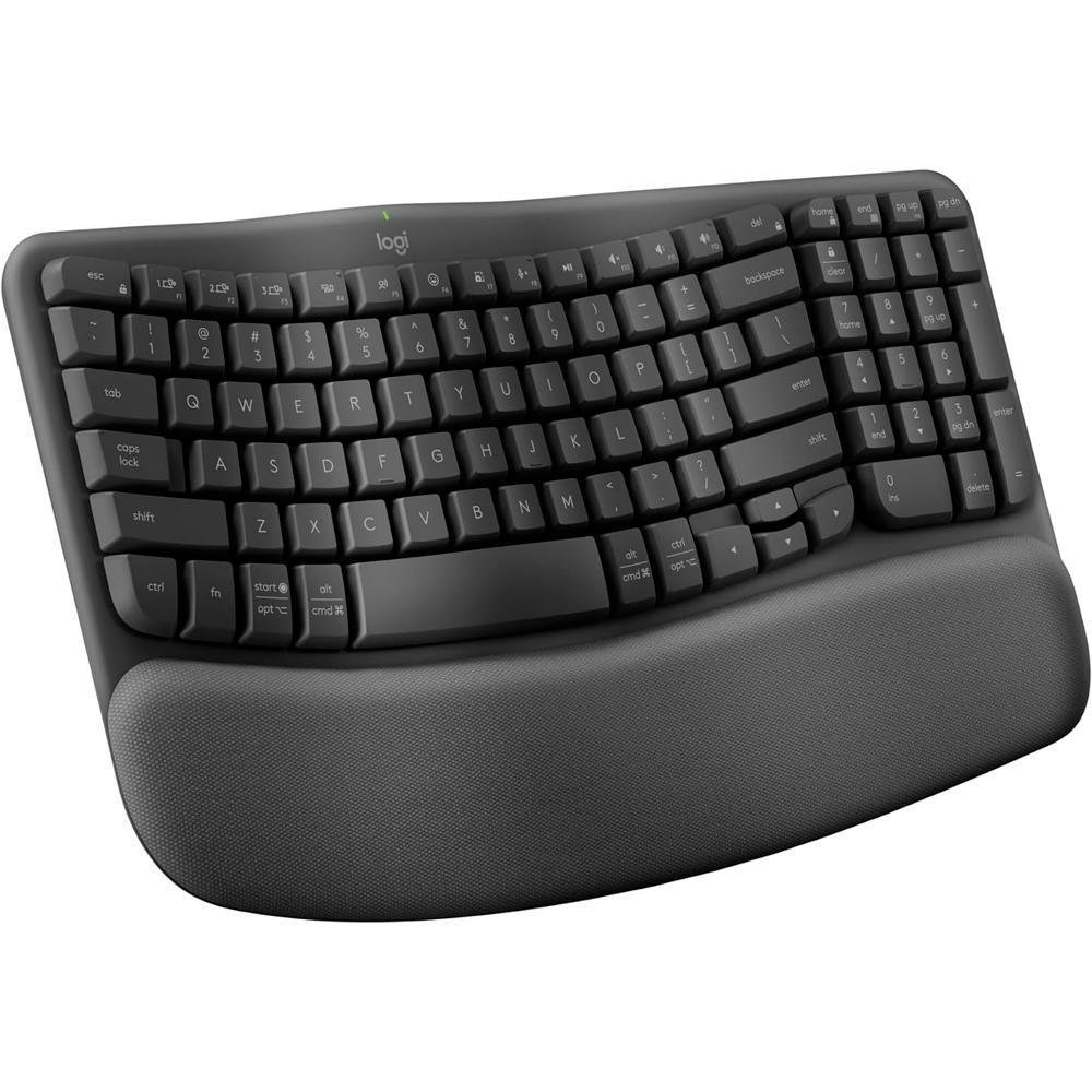 Teclado Ergonomico Logitech Wave Keys KaBuM Teclado Ergonomico Logitech Wave Keys KaBuM